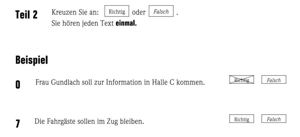Goethe’s A1 Exam Pattern | ASAP German Language Institute, Pune